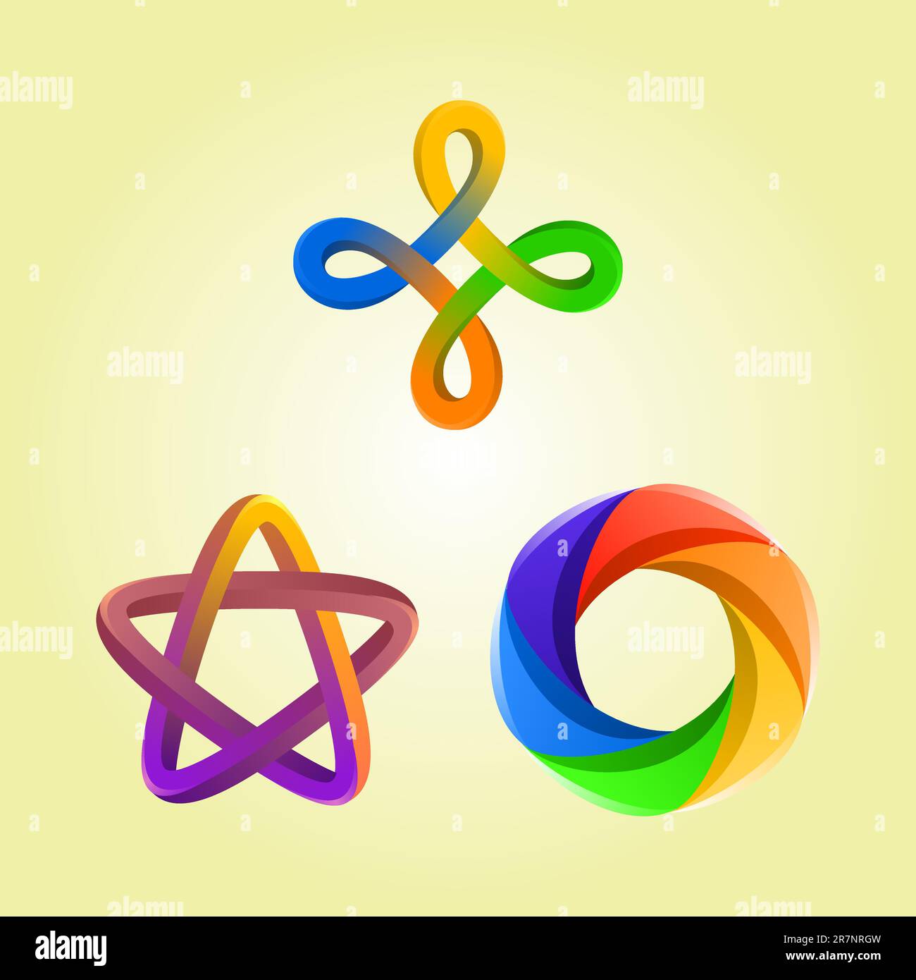Infinity symbol with light Stock Vector Images - Alamy