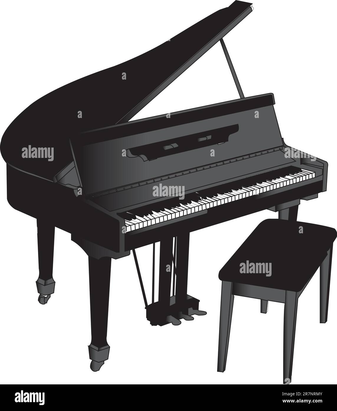 piano - vector Stock Vector Image & Art - Alamy