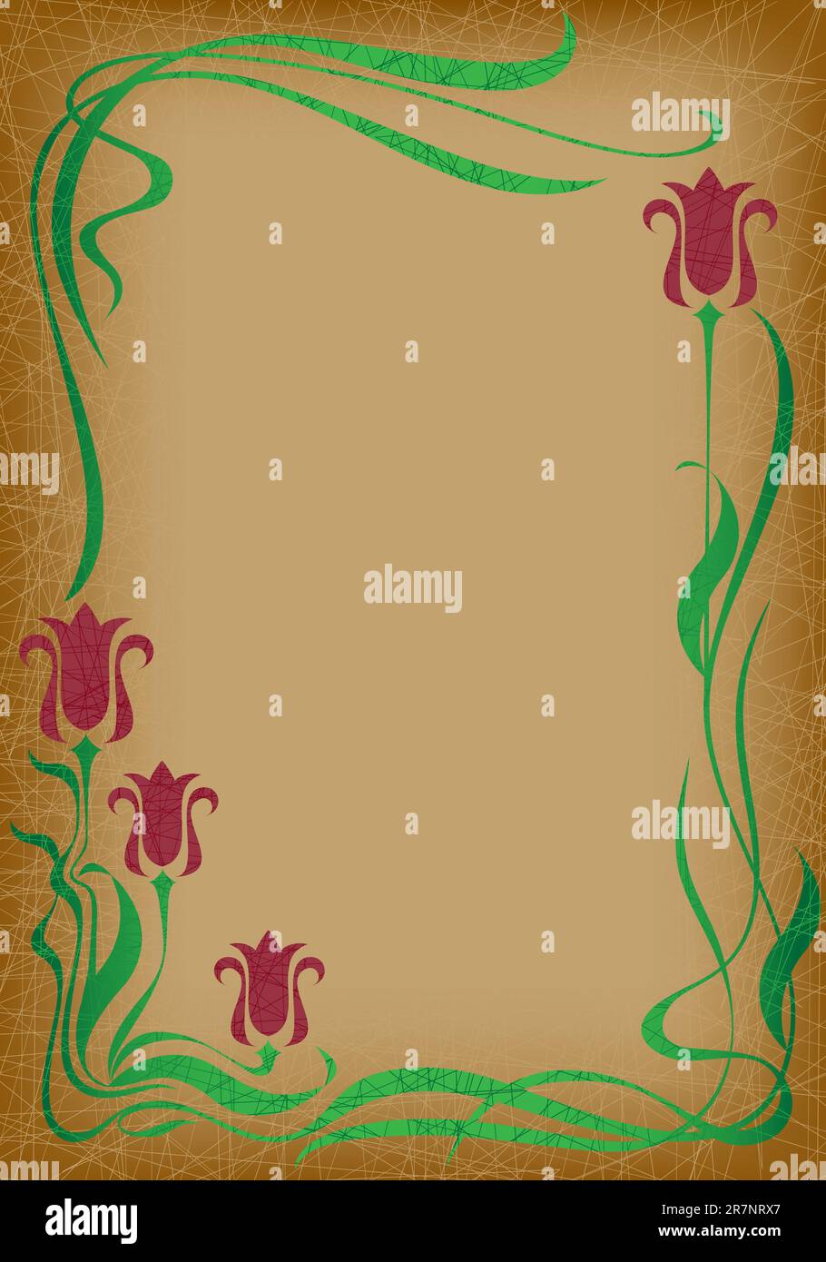 vector frame modern vertical in color editable and scalable Stock ...