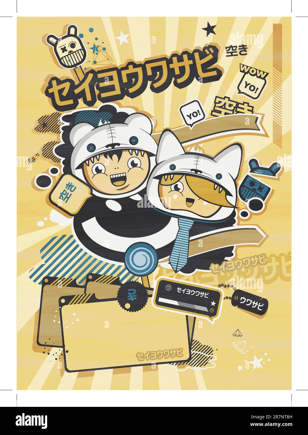 Bunny girl and star Stock Vector Images - Alamy