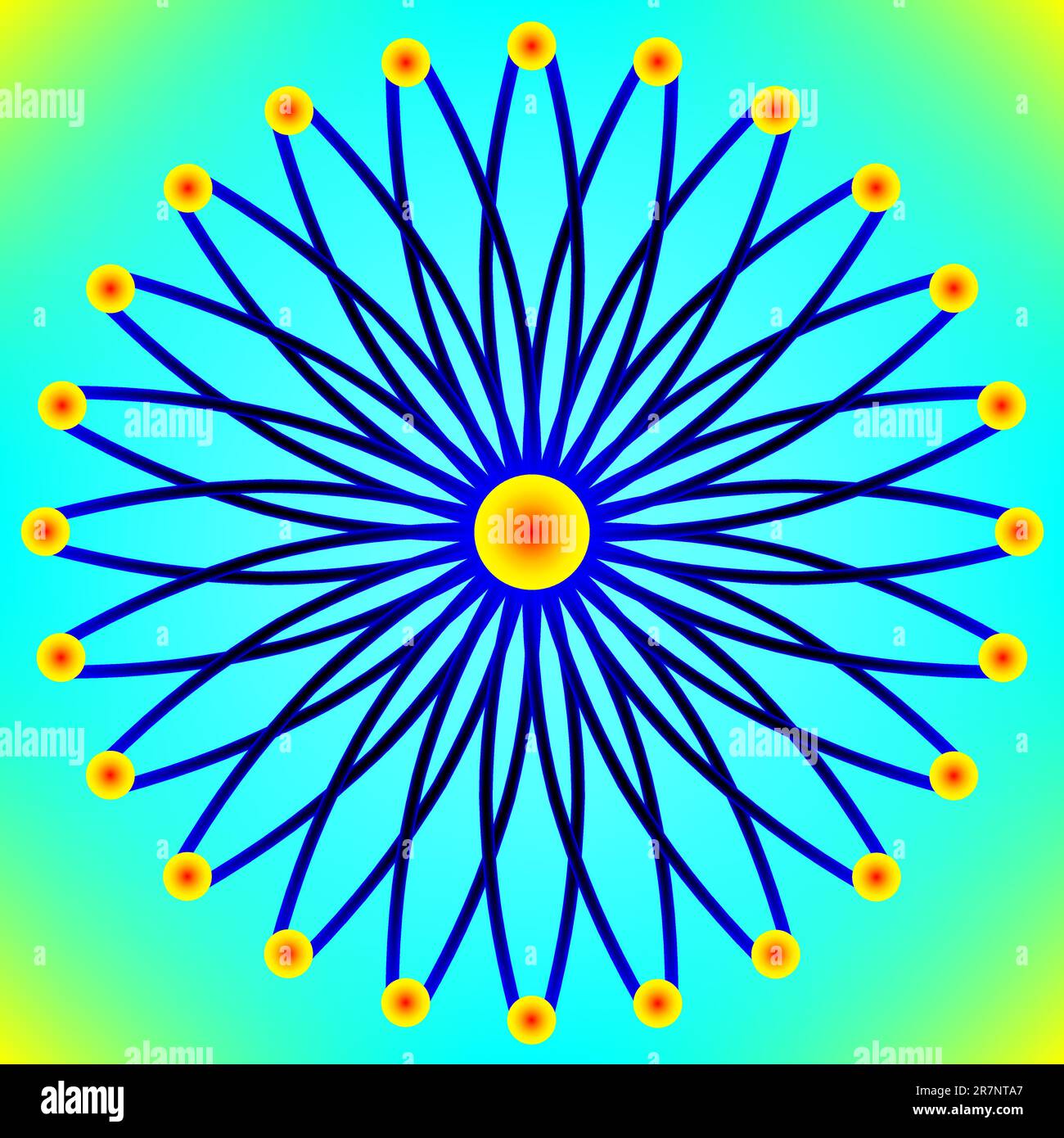 stylized sun background, vector art illustration Stock Vector Image ...