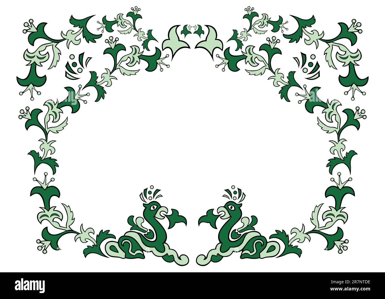 Illustration of abstract floral ornament Stock Vector Image & Art - Alamy