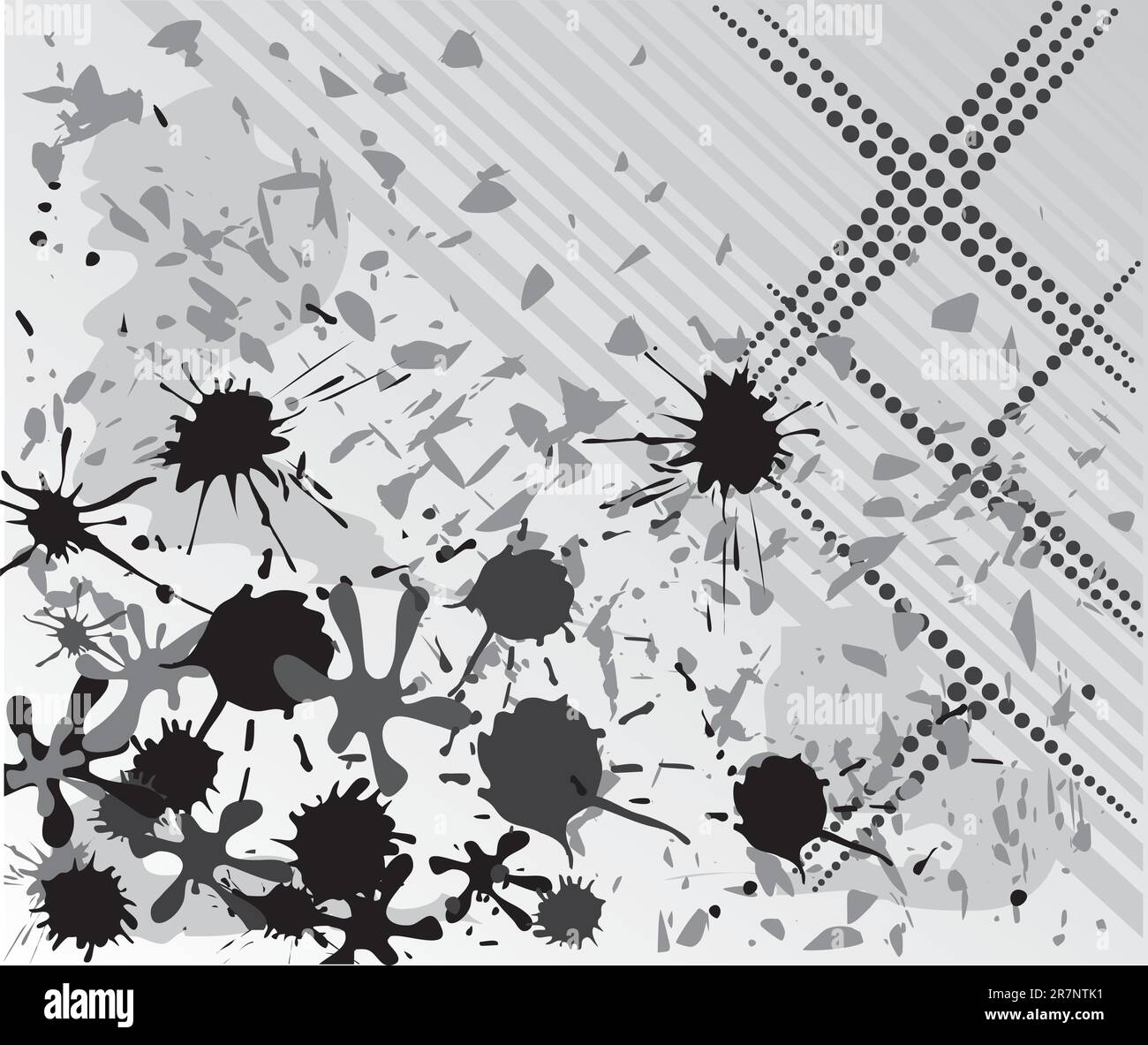 Vector illustration of abstract background with ink spots Stock Vector ...