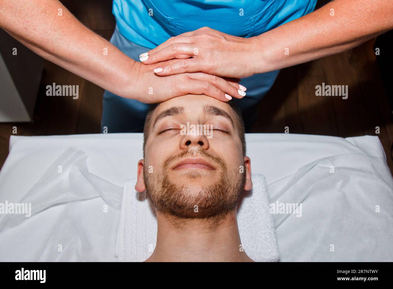 Facial reflexology hi-res stock photography and images - Alamy