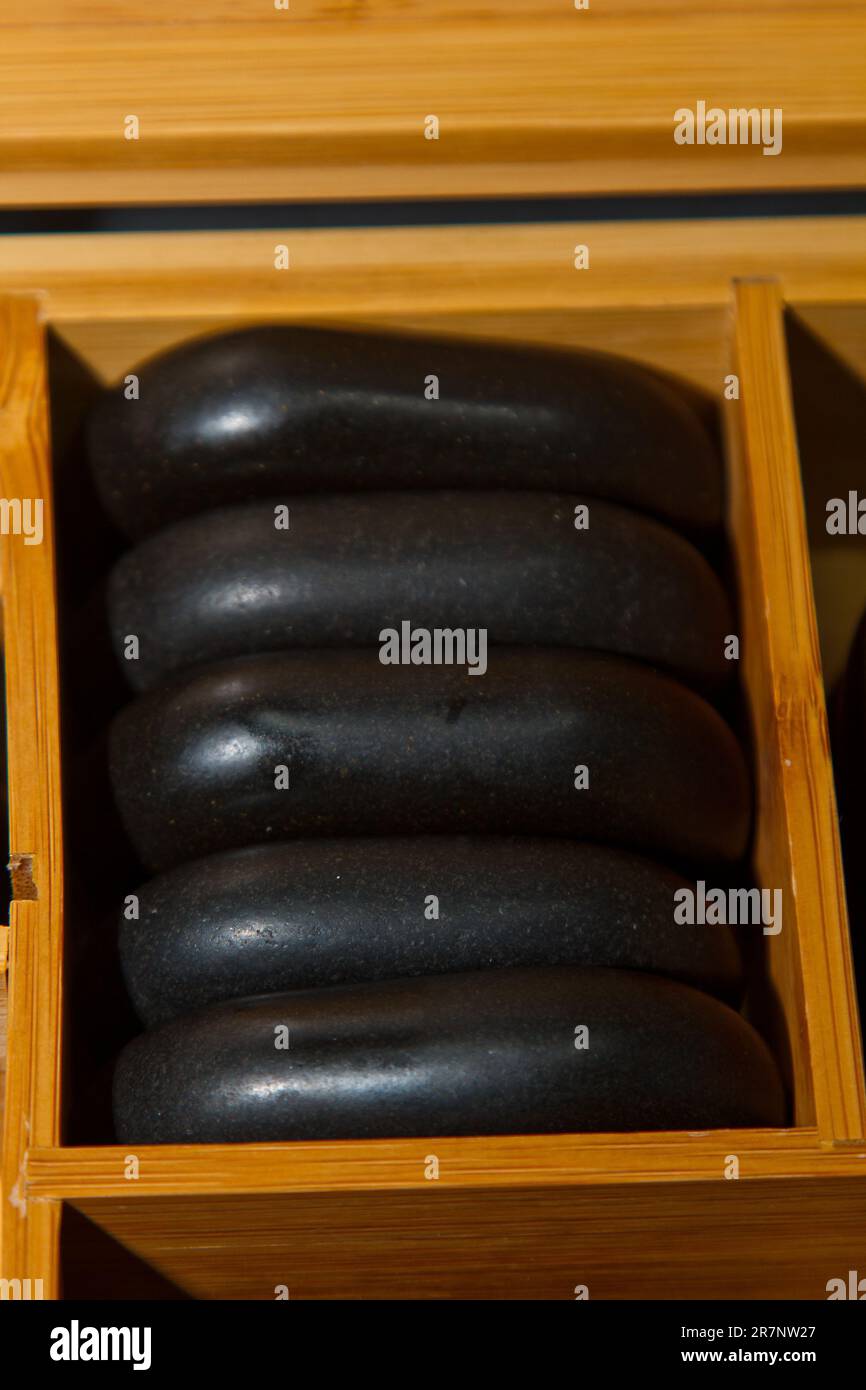 Hot stone facial hi-res stock photography and images - Alamy