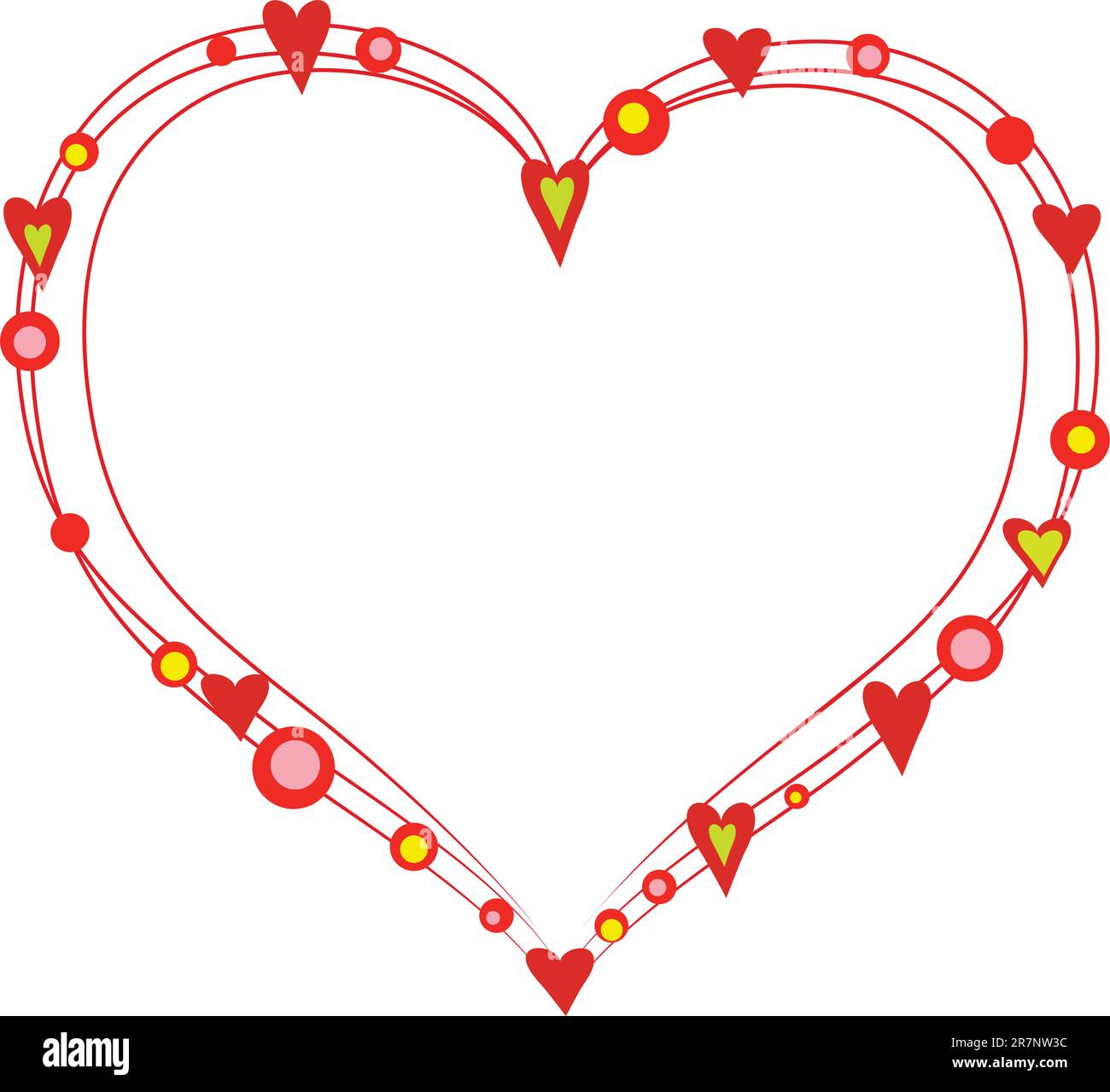 Bright colorful heart hi-res stock photography and images - Alamy
