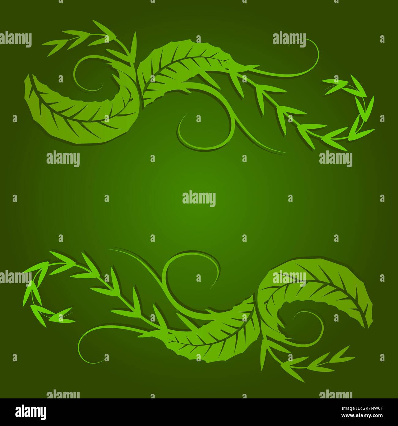 Green foliage design hi-res stock photography and images - Alamy