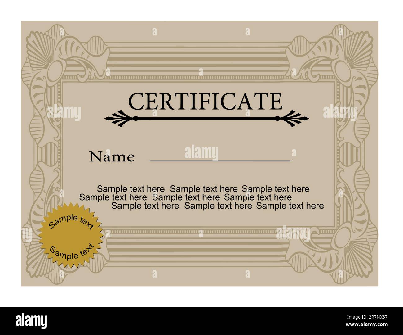 Certificate backgrounds Cut Out Stock Images & Pictures - Alamy
