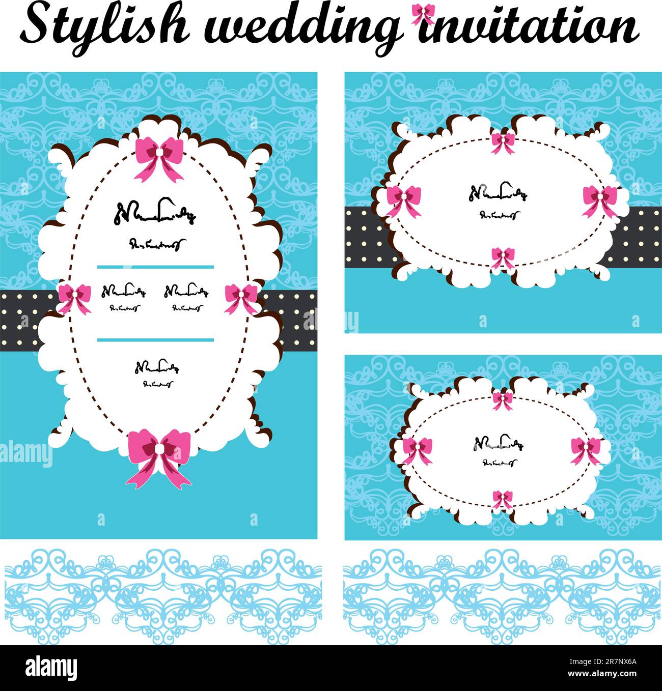 Holiday party invitations Stock Vector Images - Alamy