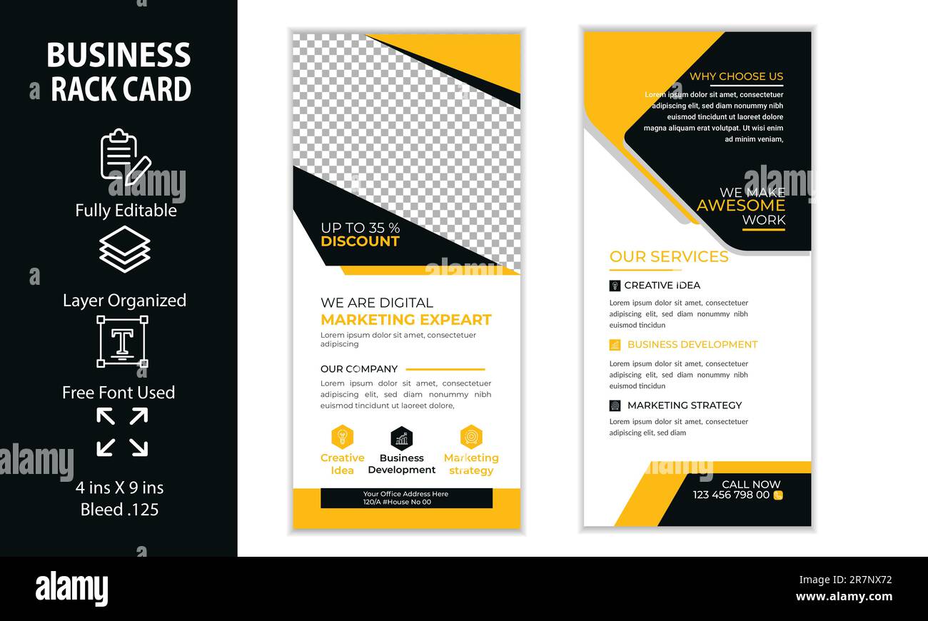 Modern rack card hi-res stock photography and images - Alamy