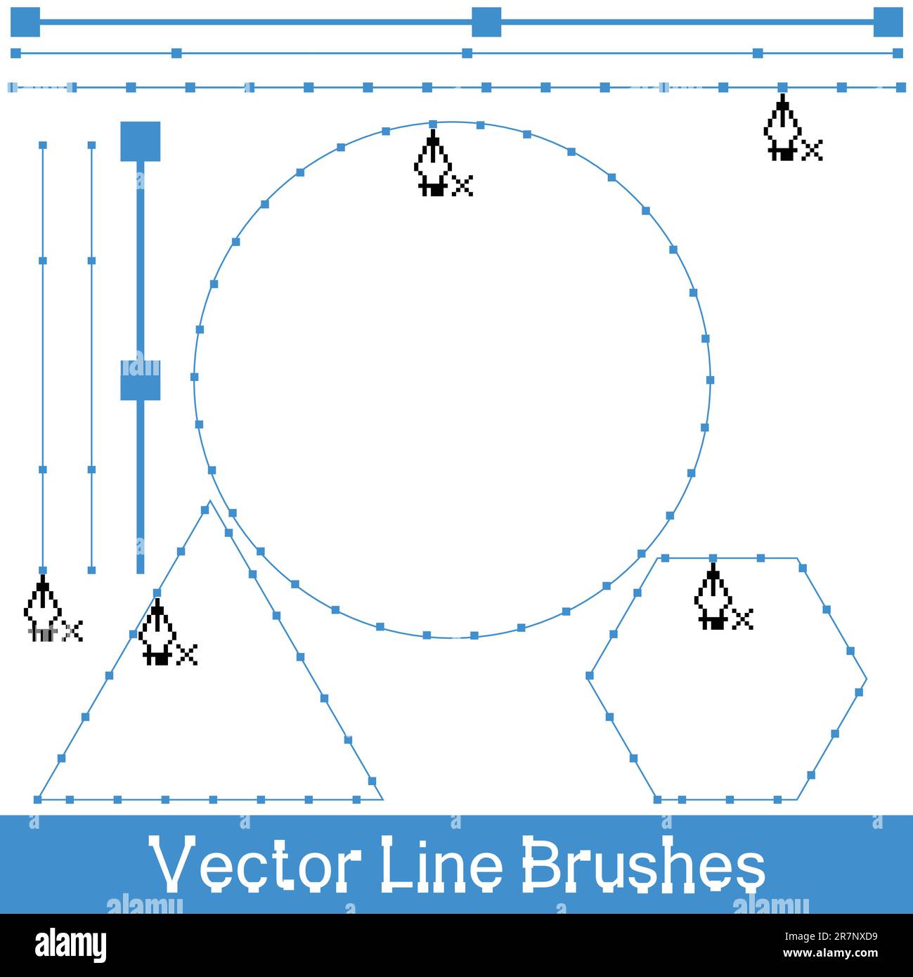 vector line brushes Stock Vector Image & Art - Alamy
