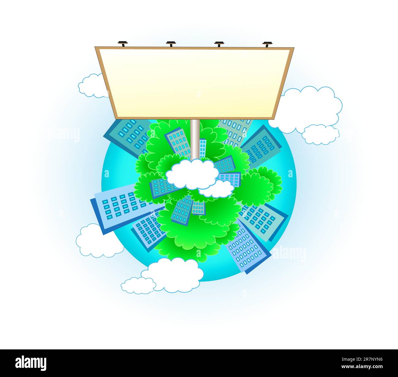 Urban landscape big modern Cut Out Stock Images & Pictures - Alamy