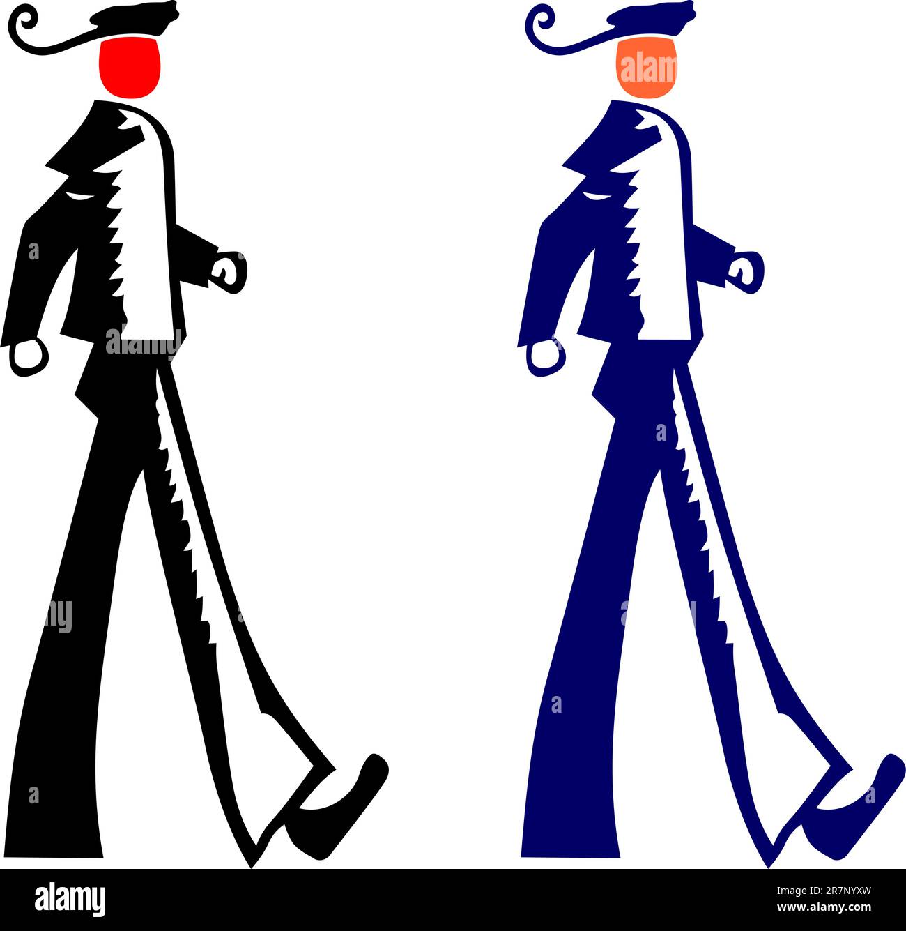 Sailors marching on white Stock Vector Image & Art - Alamy