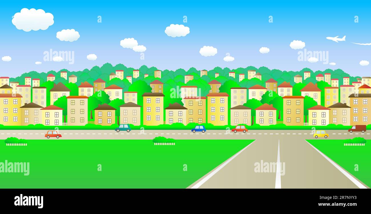 A road line Stock Vector Images - Alamy