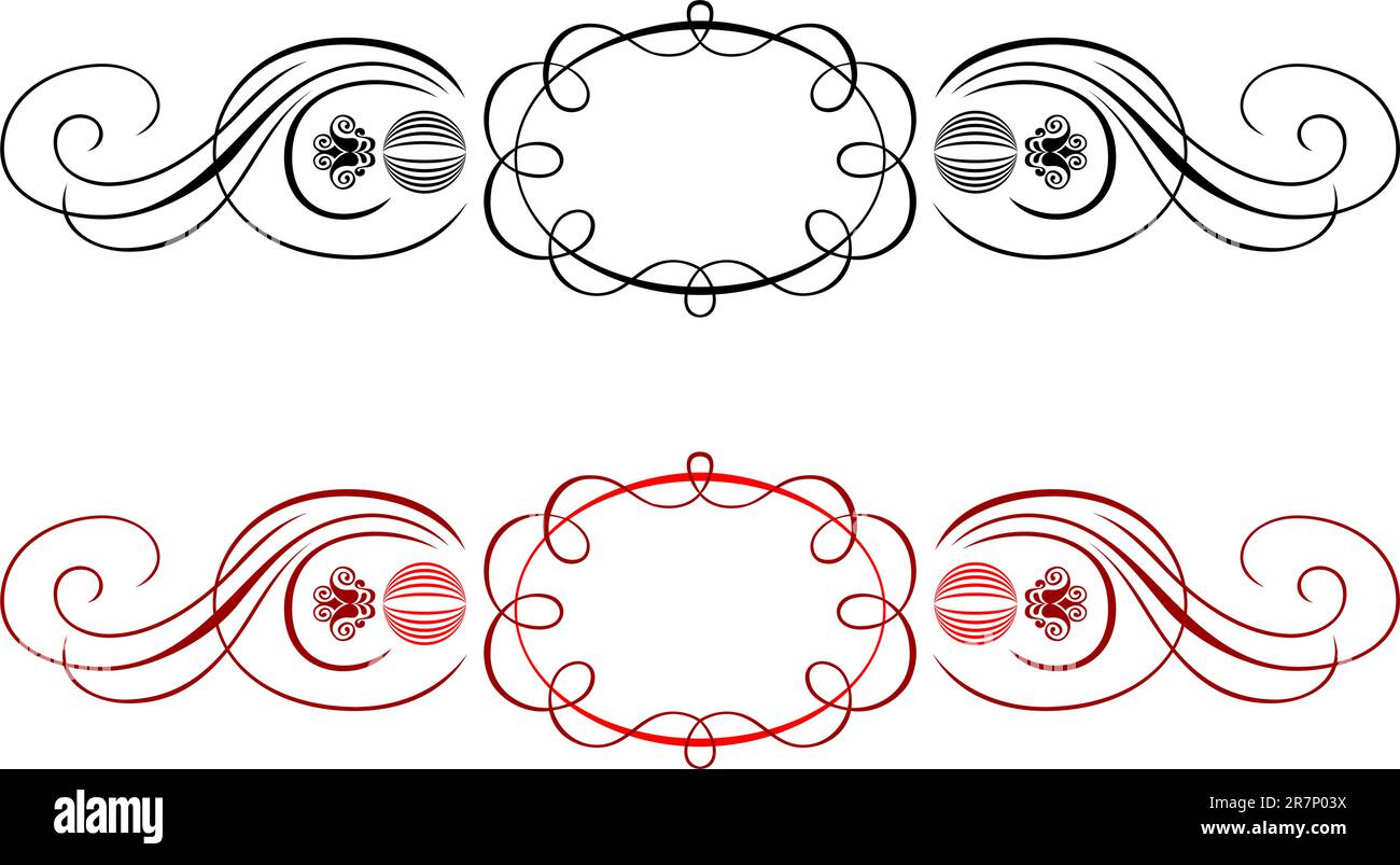 Two patterns on white Stock Vector Image & Art - Alamy