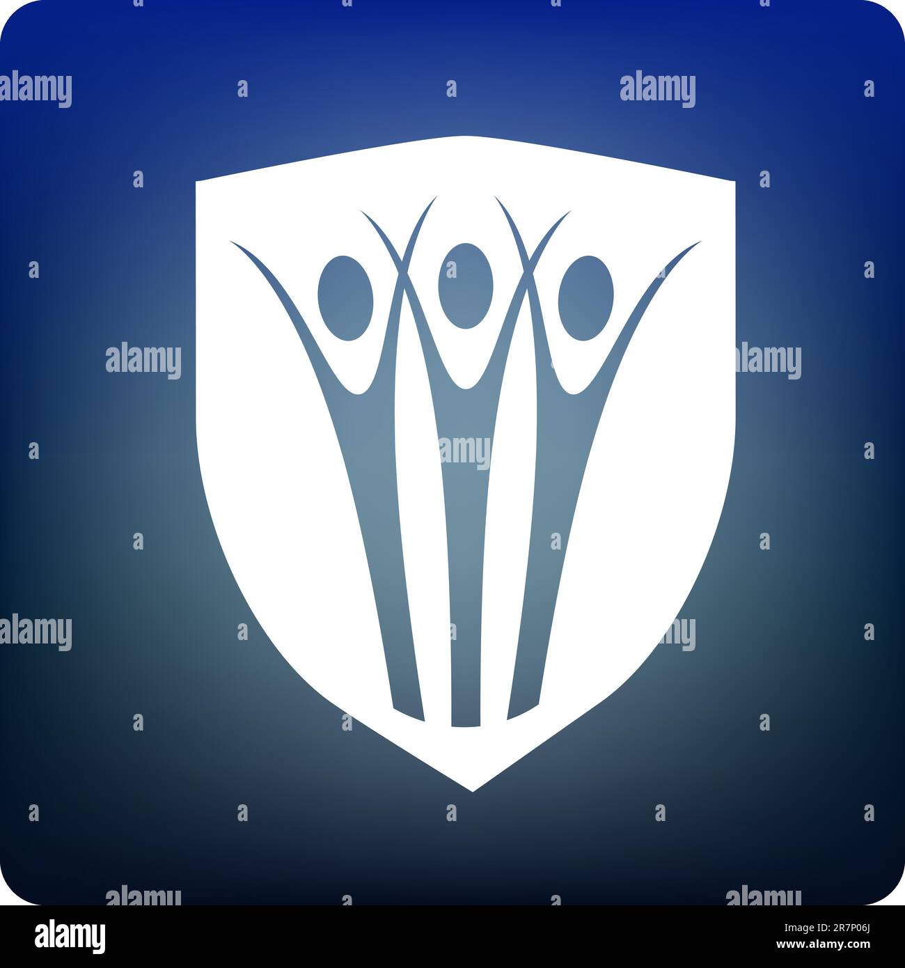 Medical blue shield Stock Vector Images - Alamy