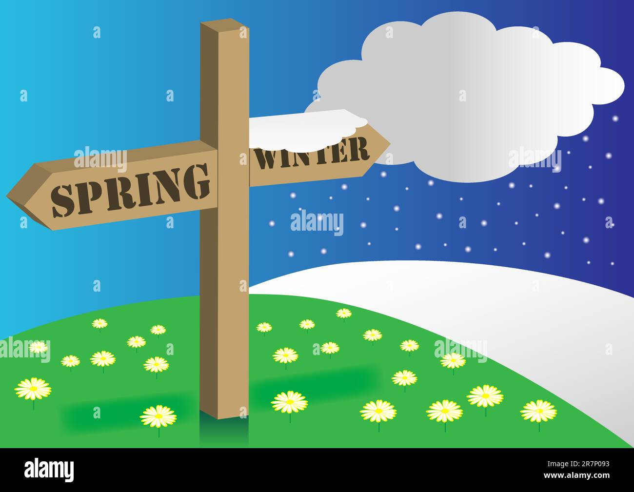 Spring destination Stock Vector Images - Alamy