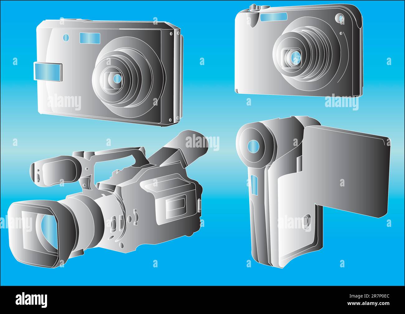 Camera gear detail Stock Vector Images - Alamy
