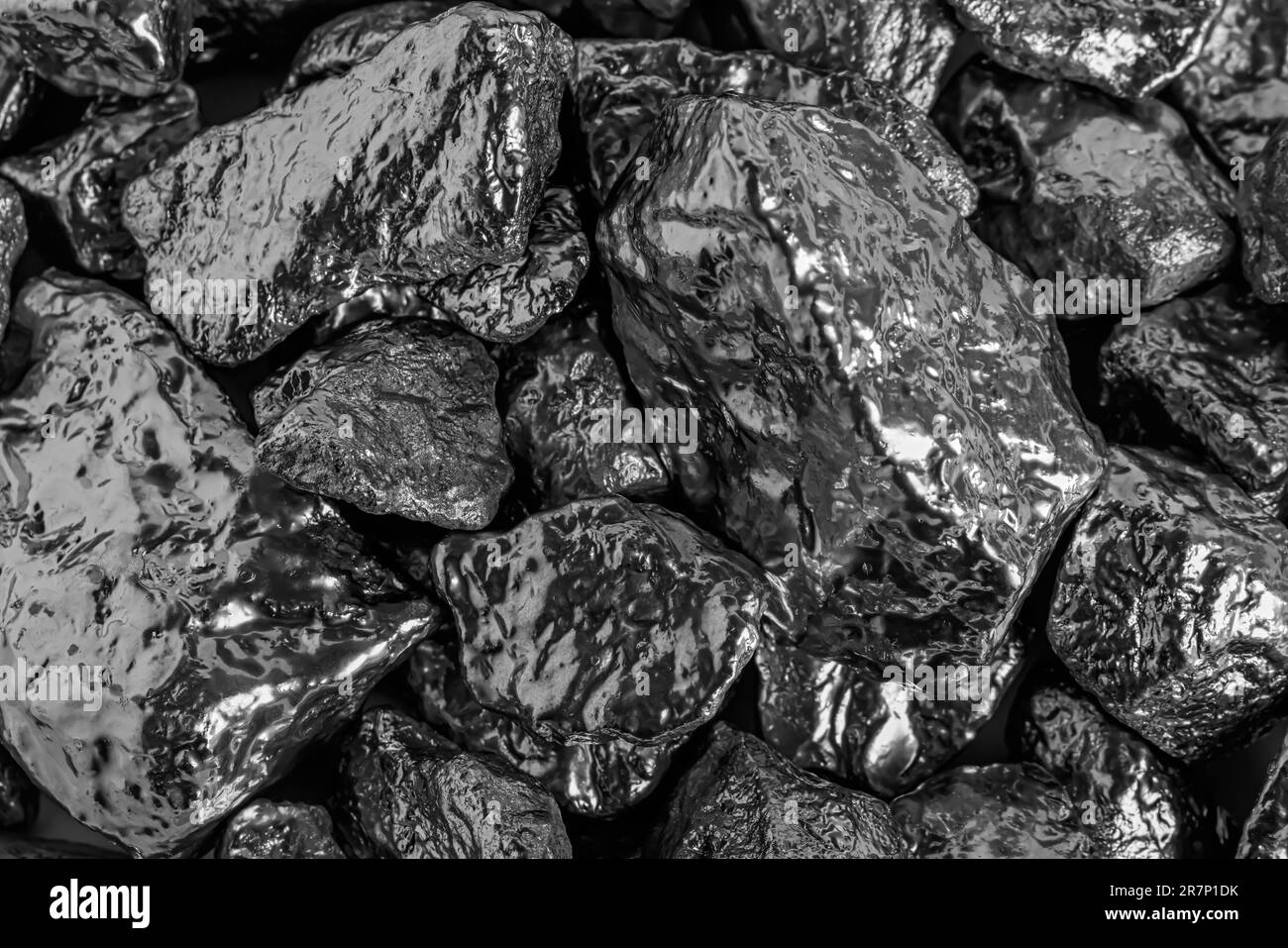 Pile of silver nuggets as background, top view Stock Photo - Alamy