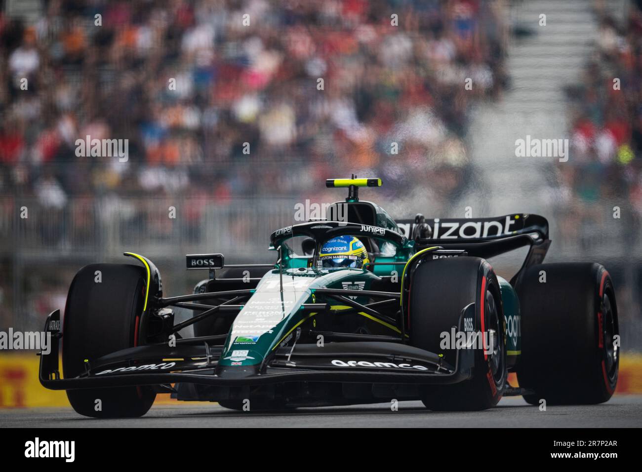 Montreal, Canada. 16th June, 2023. Fernando Alonso (ESP) Aston Martin ...