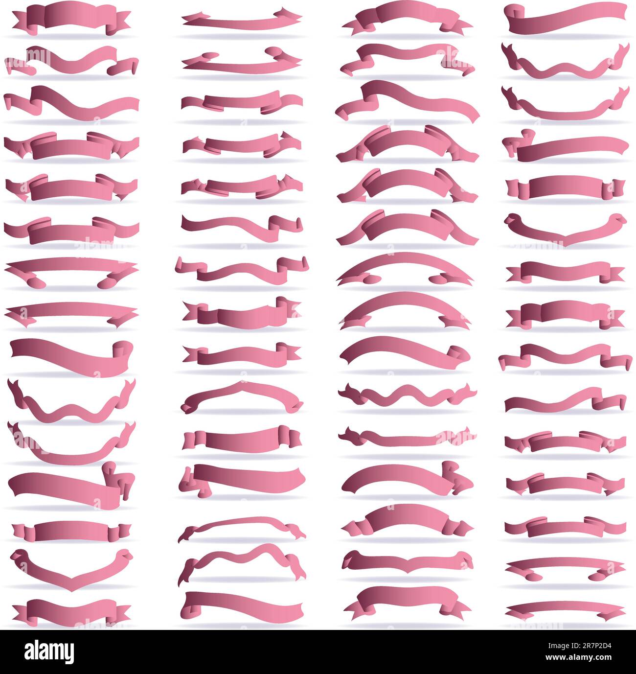 Vector set Heraldic ribbons Stock Vector Image & Art - Alamy