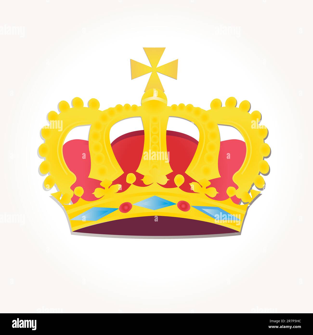 Vector set Heraldic symbols crowns Stock Vector Image & Art - Alamy