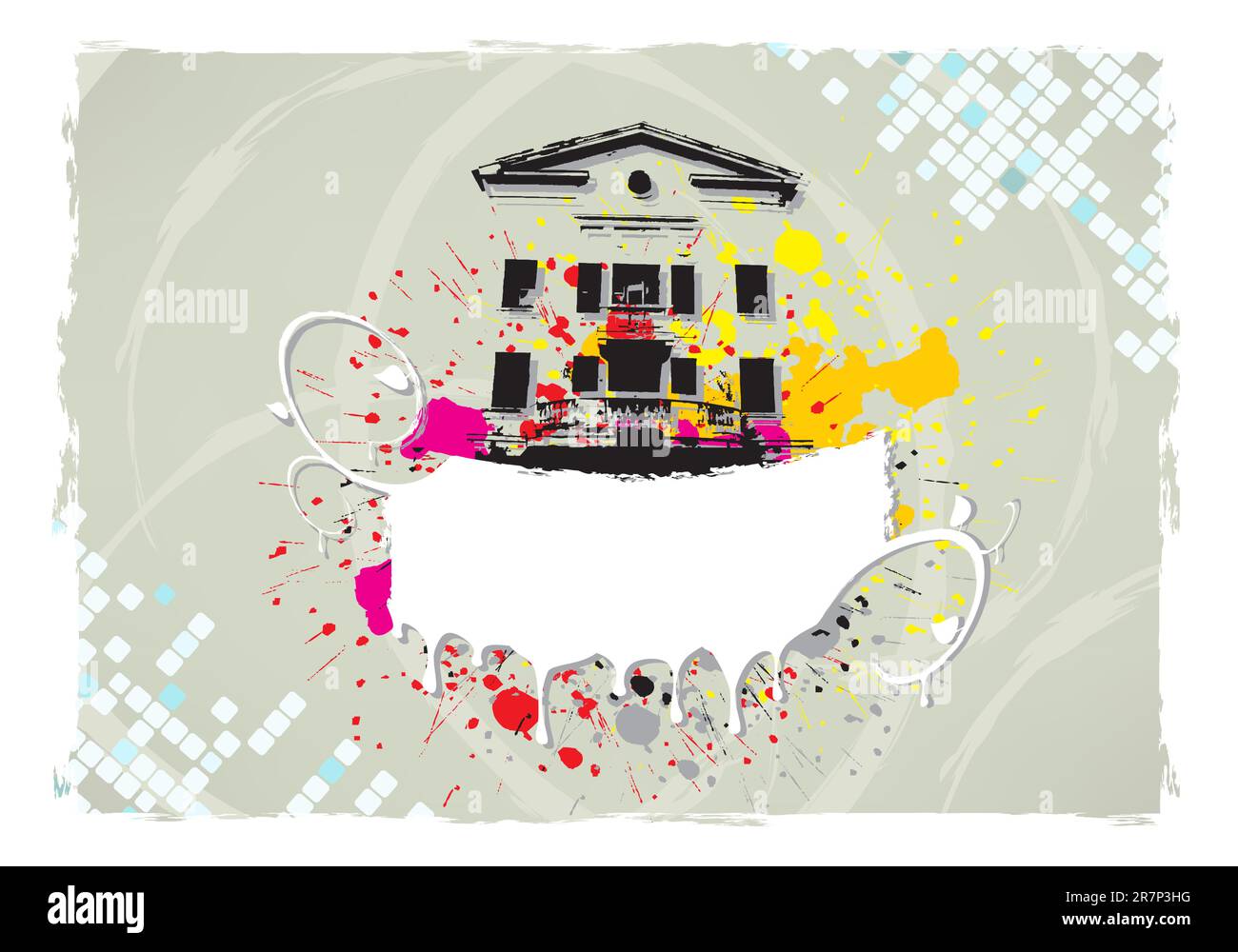 Dirty window background Stock Vector Images - Alamy