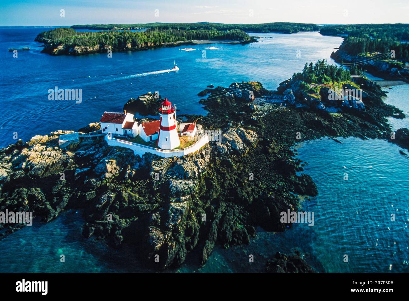 Aerial of Campobello Island, New Brunswick, Canada Stock Photo - Alamy