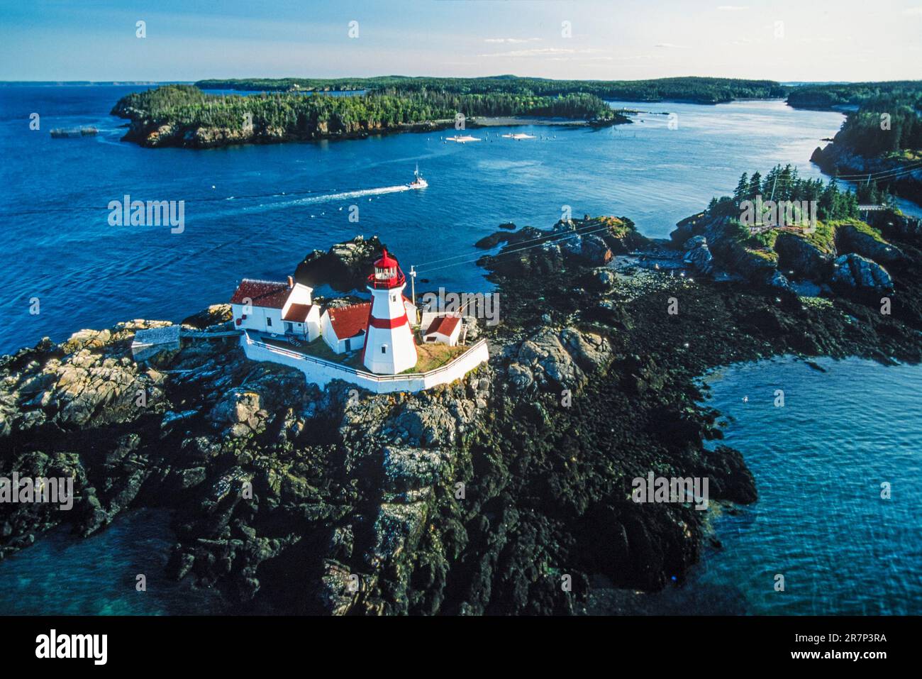 Aerial of Campobello Island, New Brunswick, Canada Stock Photo - Alamy