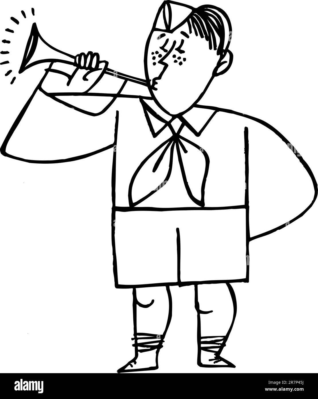 Boy scout uniform Stock Vector Images - Alamy