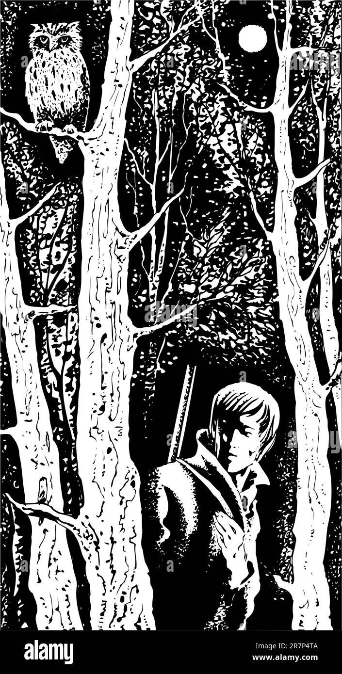 Tree hunter Stock Vector Images - Alamy