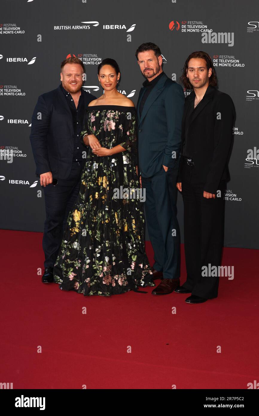Monaco, Monaco. 17th June, 2023. Owain Arthur, Cynthia Addai-Robinson ...