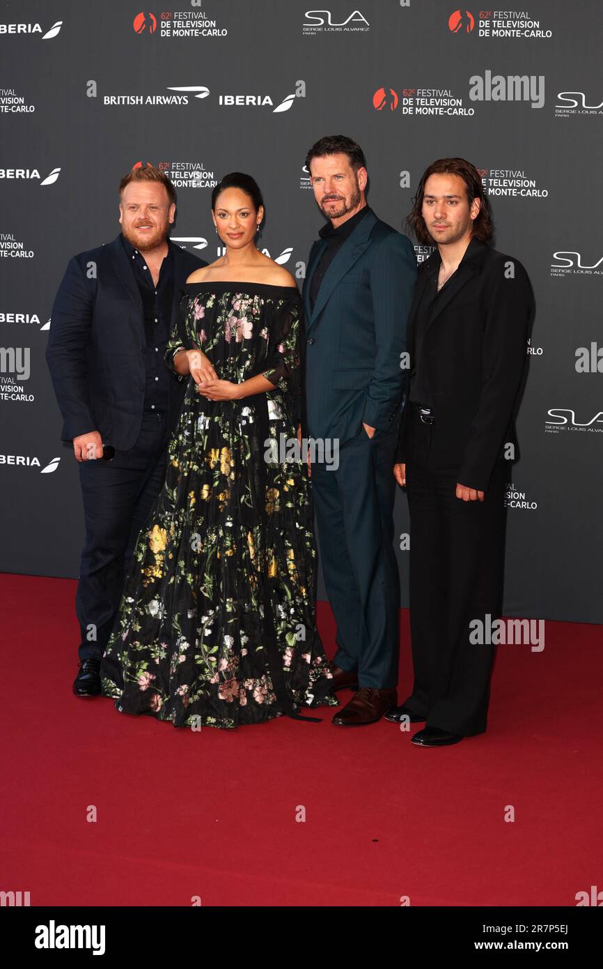 Monaco, Monaco. 17th June, 2023. Owain Arthur, Cynthia Addai-Robinson ...