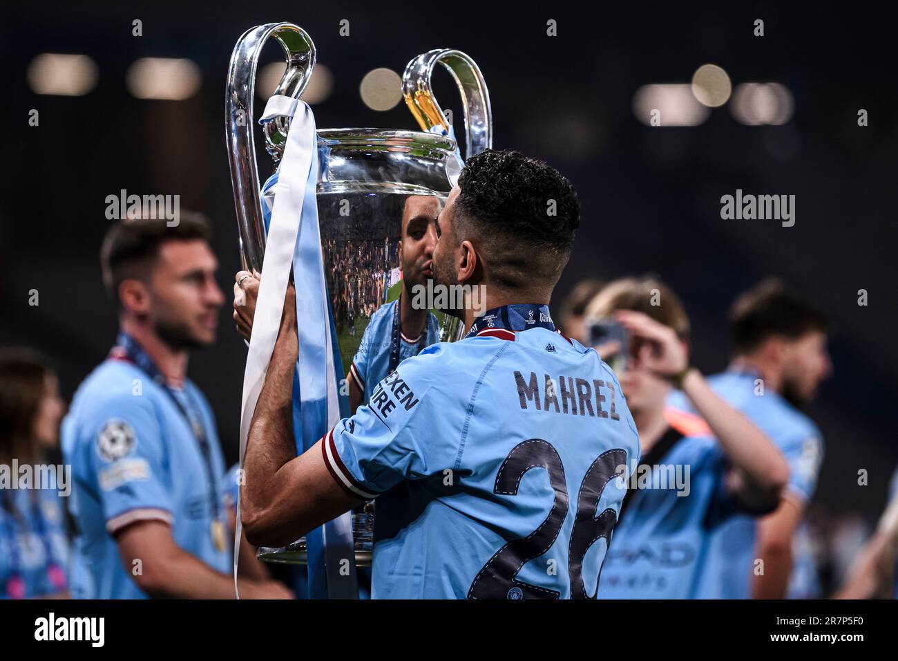 Istanbul, Turkey. 11 June 2021. Riyad Mahrez of Manchester City FC ...