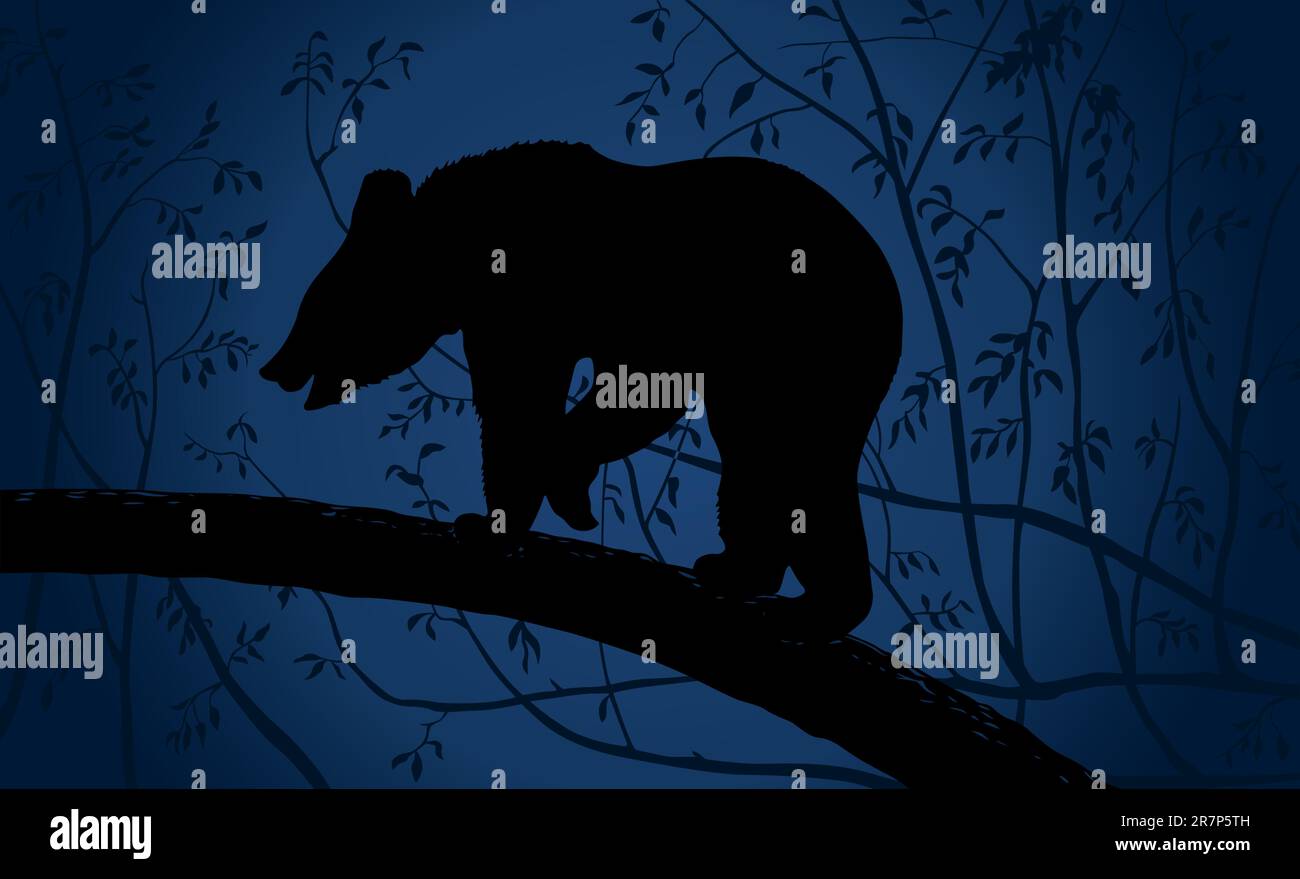 Moody night Stock Vector Images - Alamy