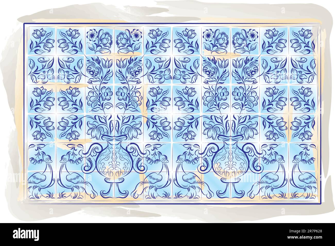 Mosaic small tiles Cut Out Stock Images & Pictures - Alamy