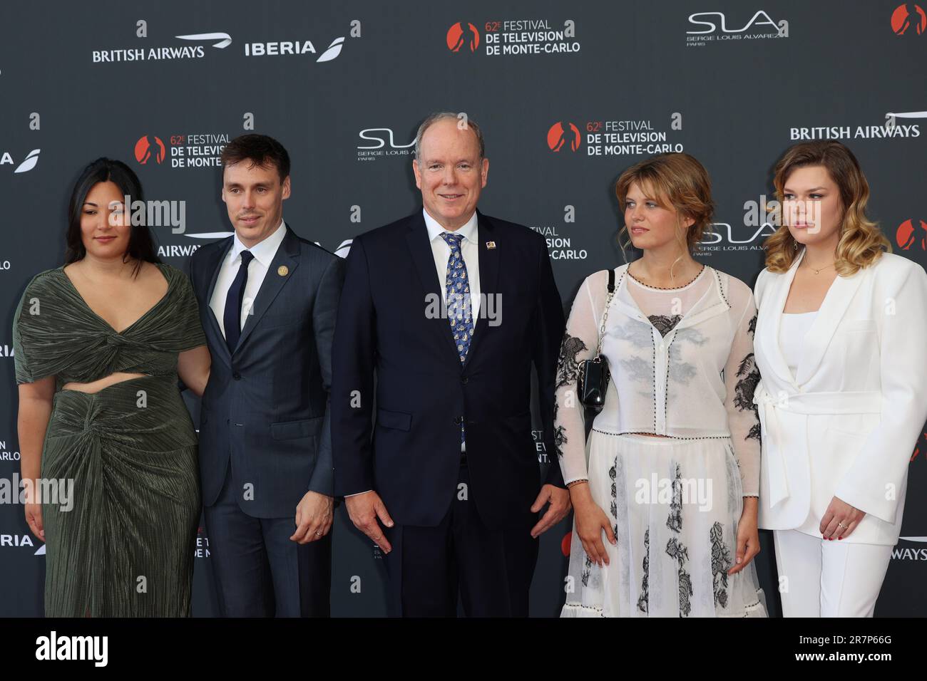 Monaco, Monaco. 17th June, 2023. Marie Ducruet, Louis Ducruet, Prince ...