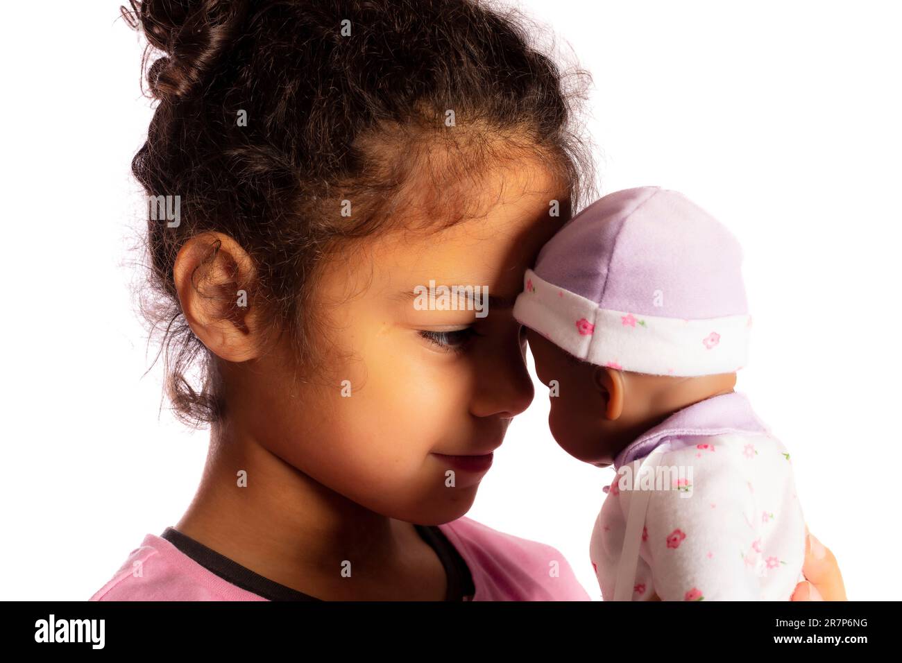 Girl touching forehead hi-res stock photography and images - Alamy