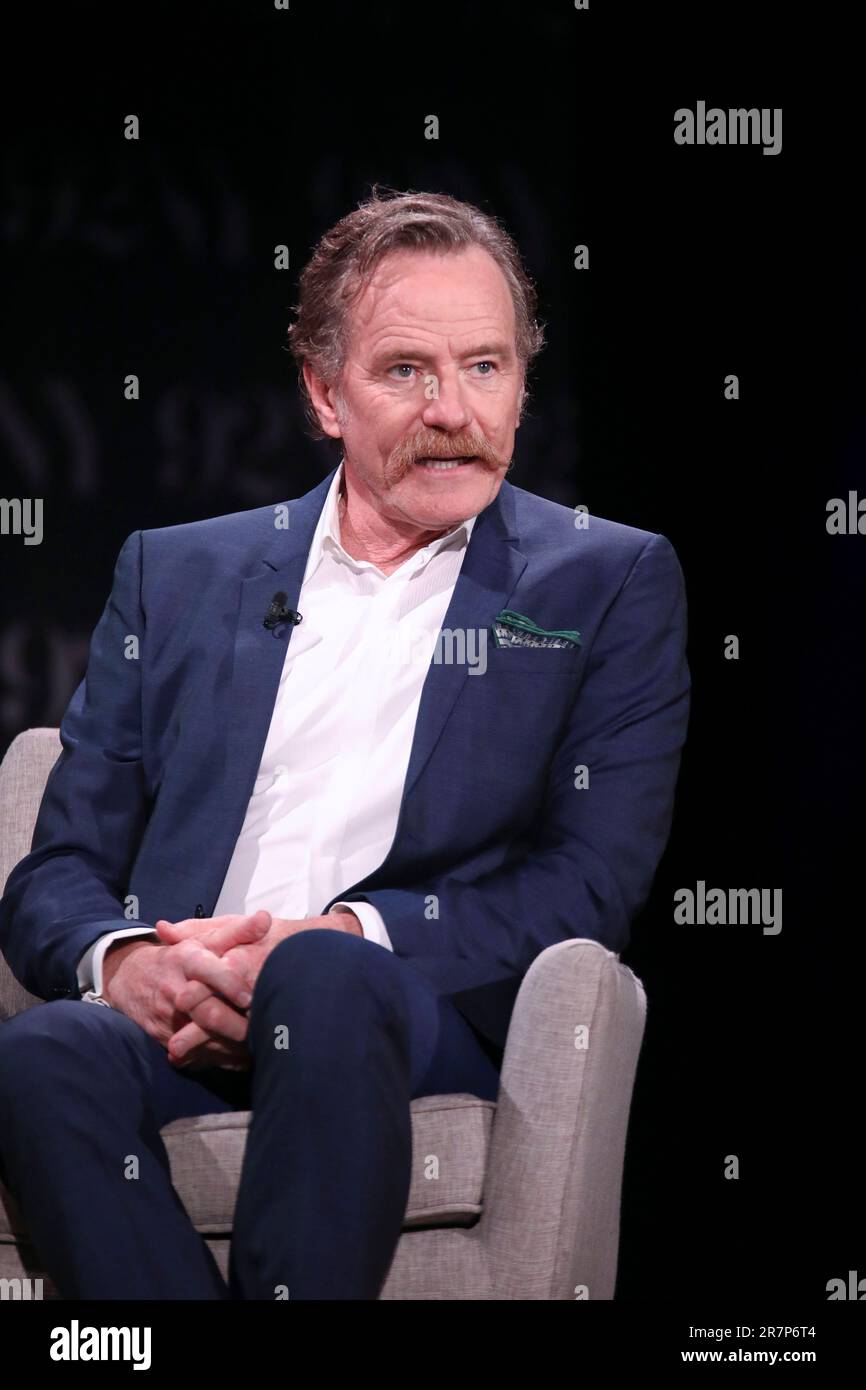 Actor Bryan Cranston appears onstage at the 92nd Street Y on Friday ...