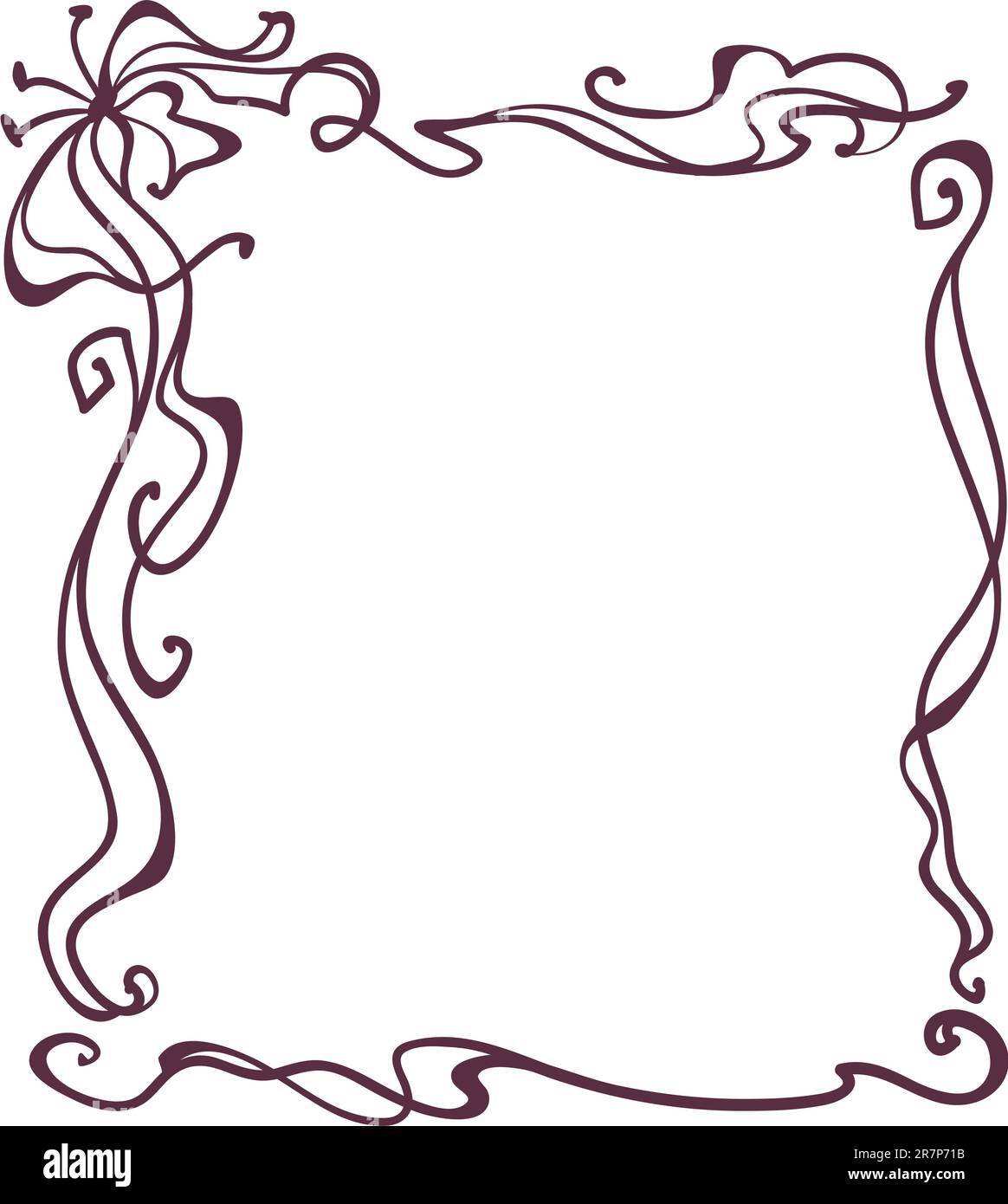 Victorian style white empty Stock Vector Images - Alamy