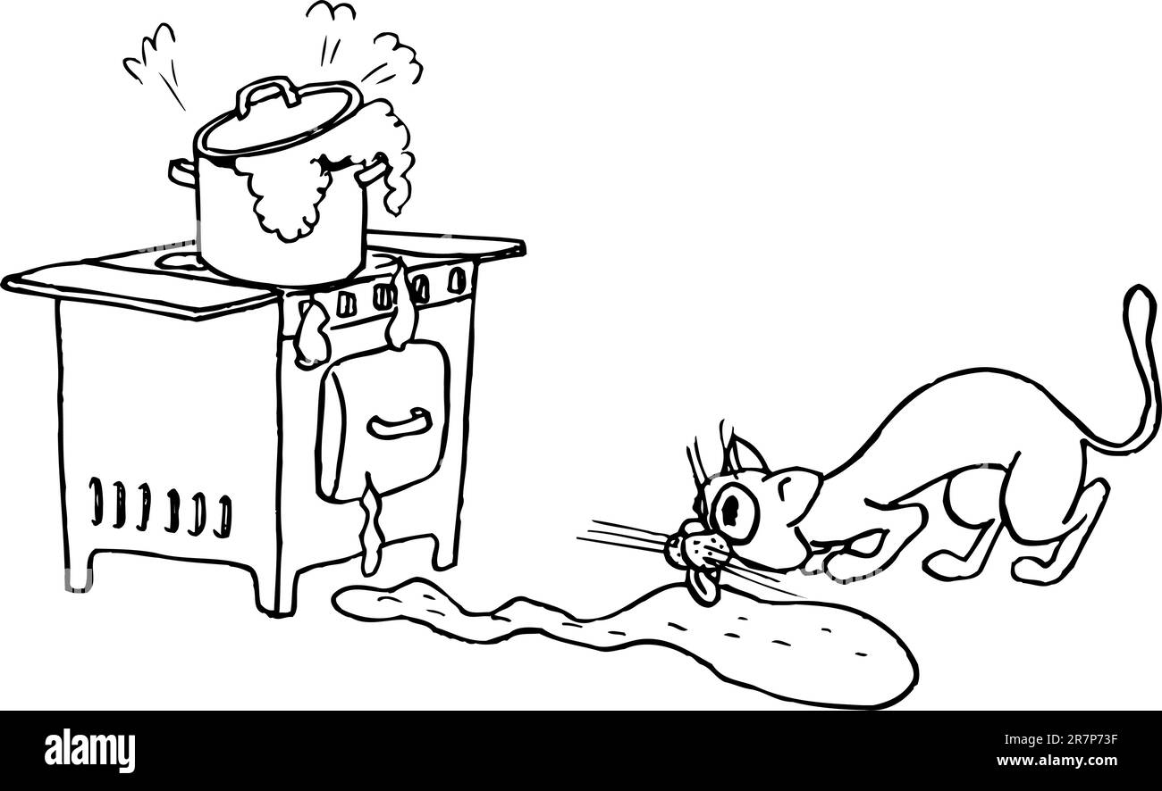 Boiling pan Black and White Stock Photos & Images - Alamy