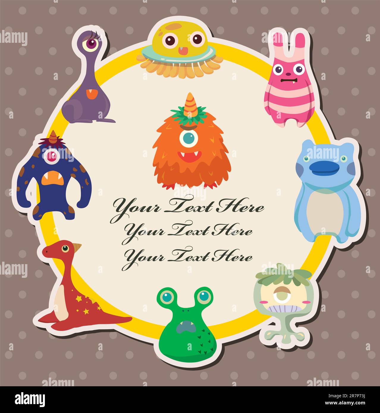 Fake monster Stock Vector Images - Alamy