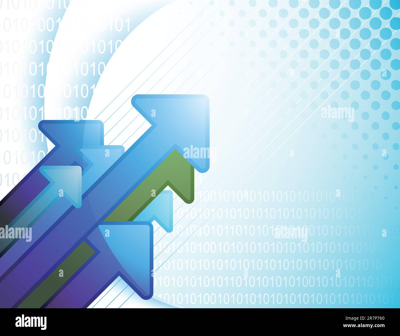 Illustration of abstract blue digital background Stock Vector Image ...