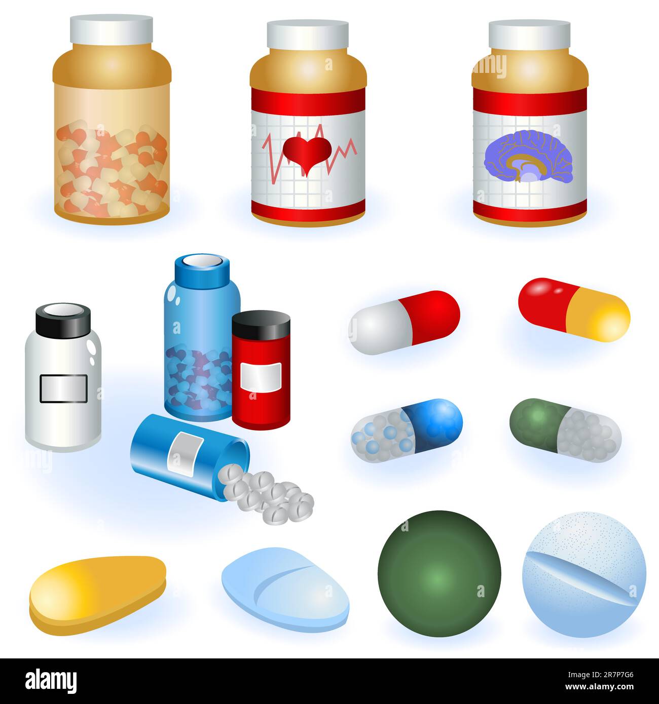 Illustration medical poison bottle hi-res stock photography and images ...