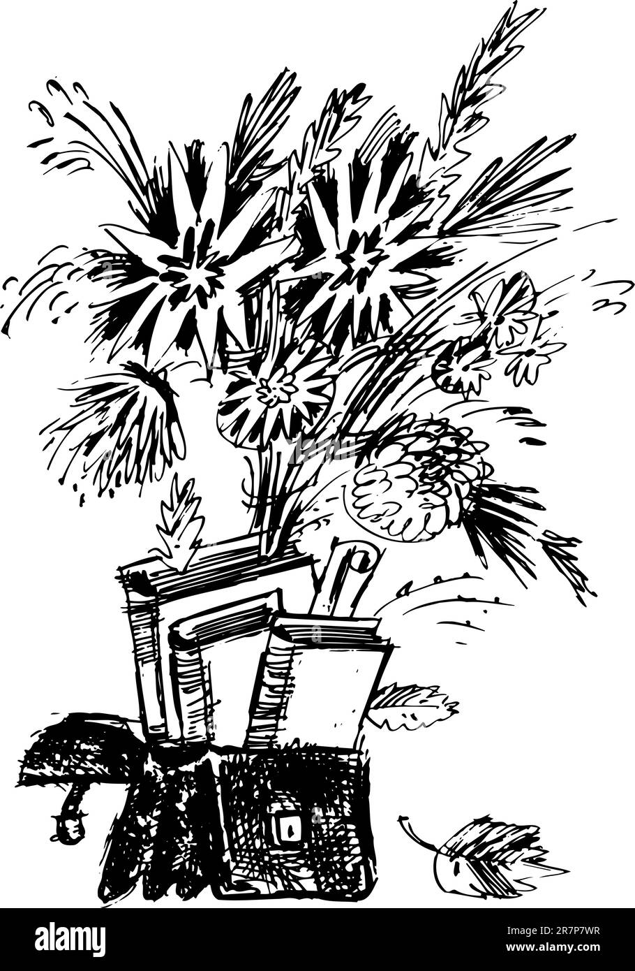 Leaf color study Stock Vector Images - Alamy