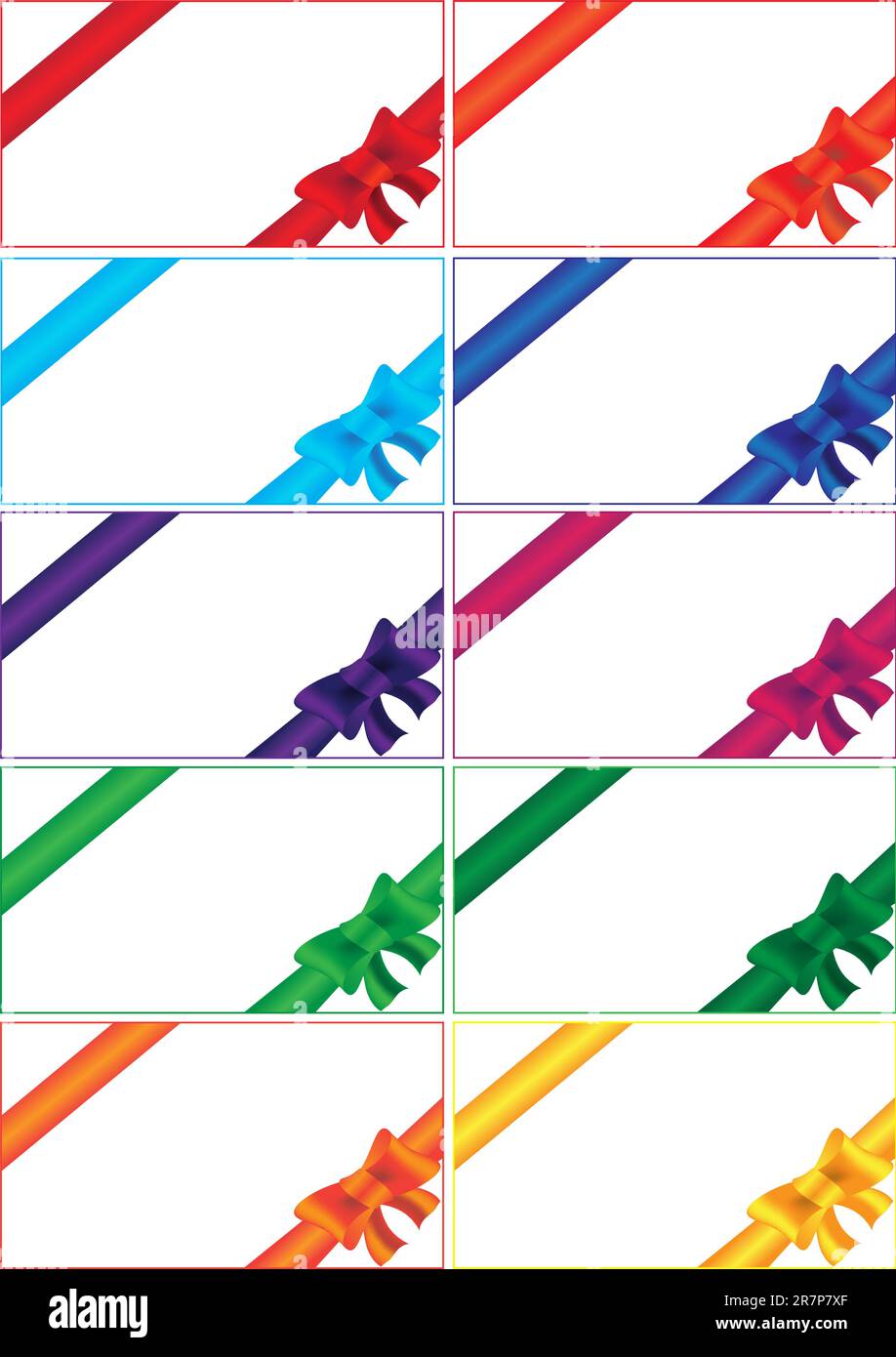 Bows vector hi-res stock photography and images - Alamy