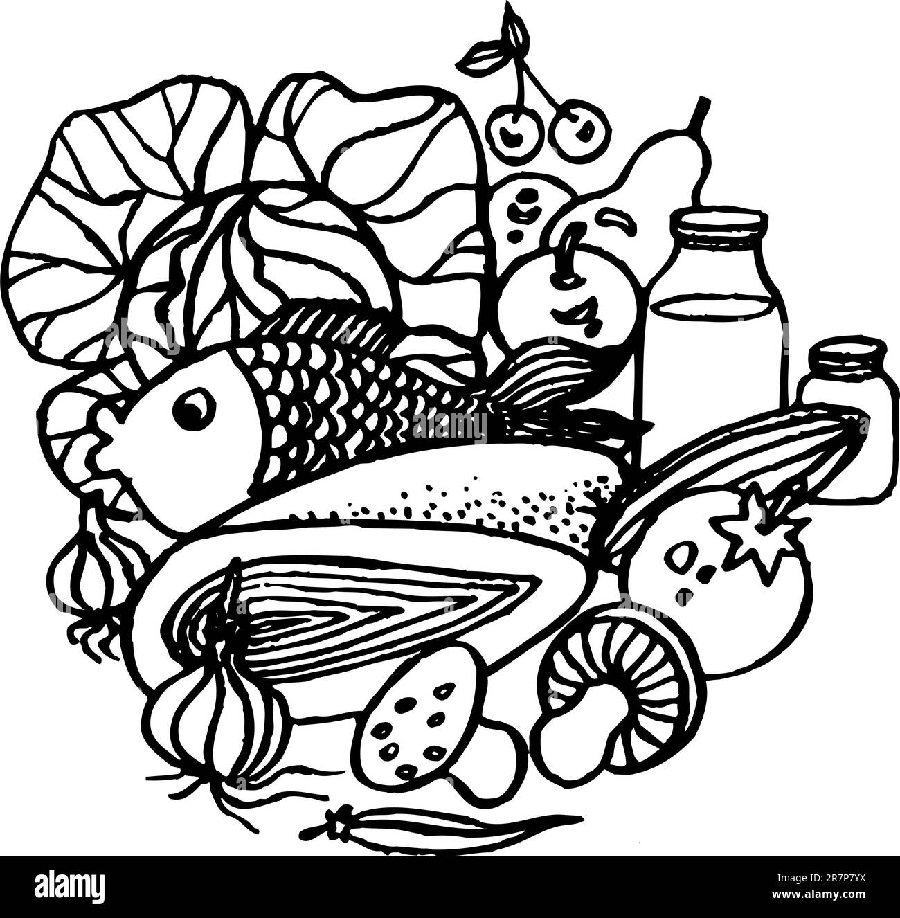 Image food Black and White Stock Photos & Images - Alamy