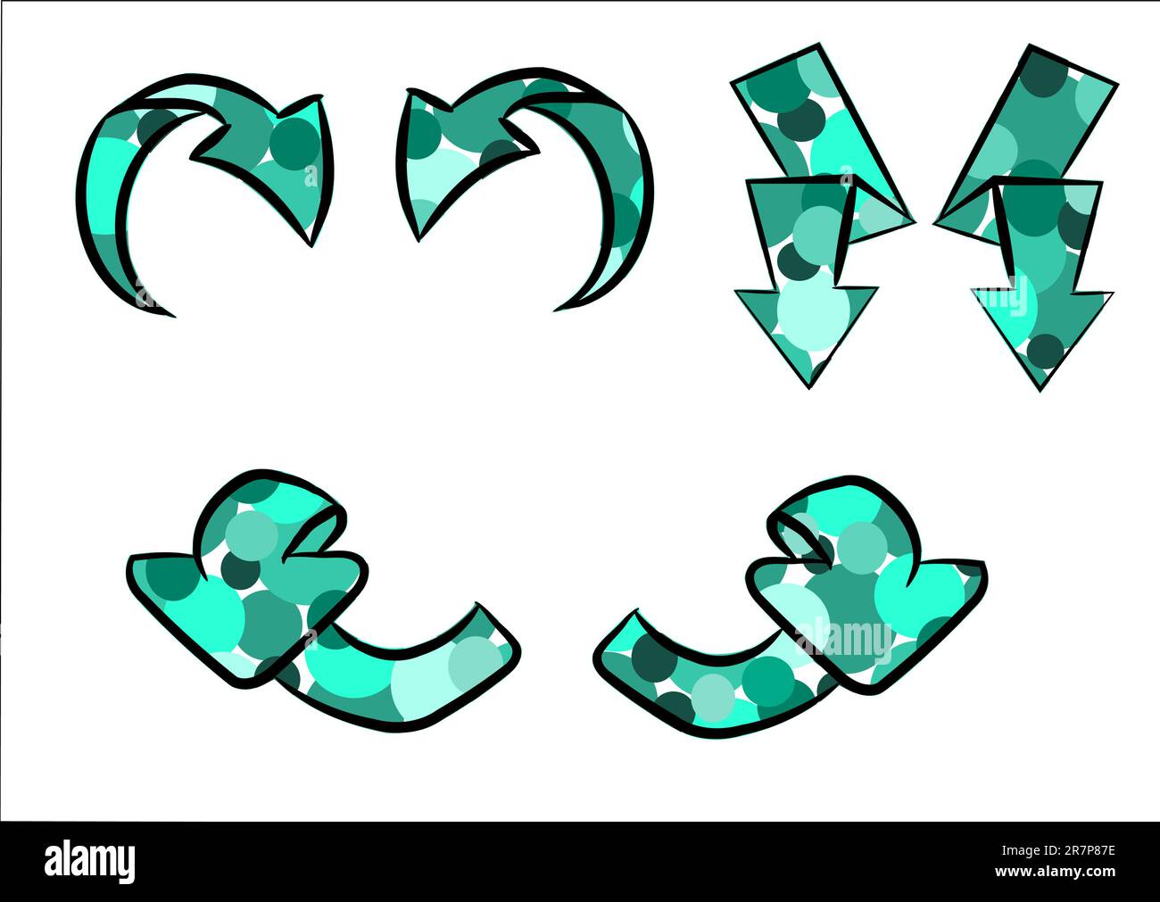 Modern arrows Stock Vector Images - Alamy