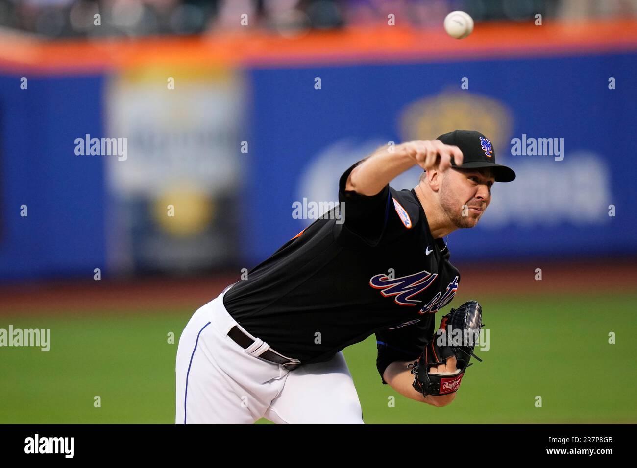 New York Mets' Tylor Megill pitches during the first inning of a ...