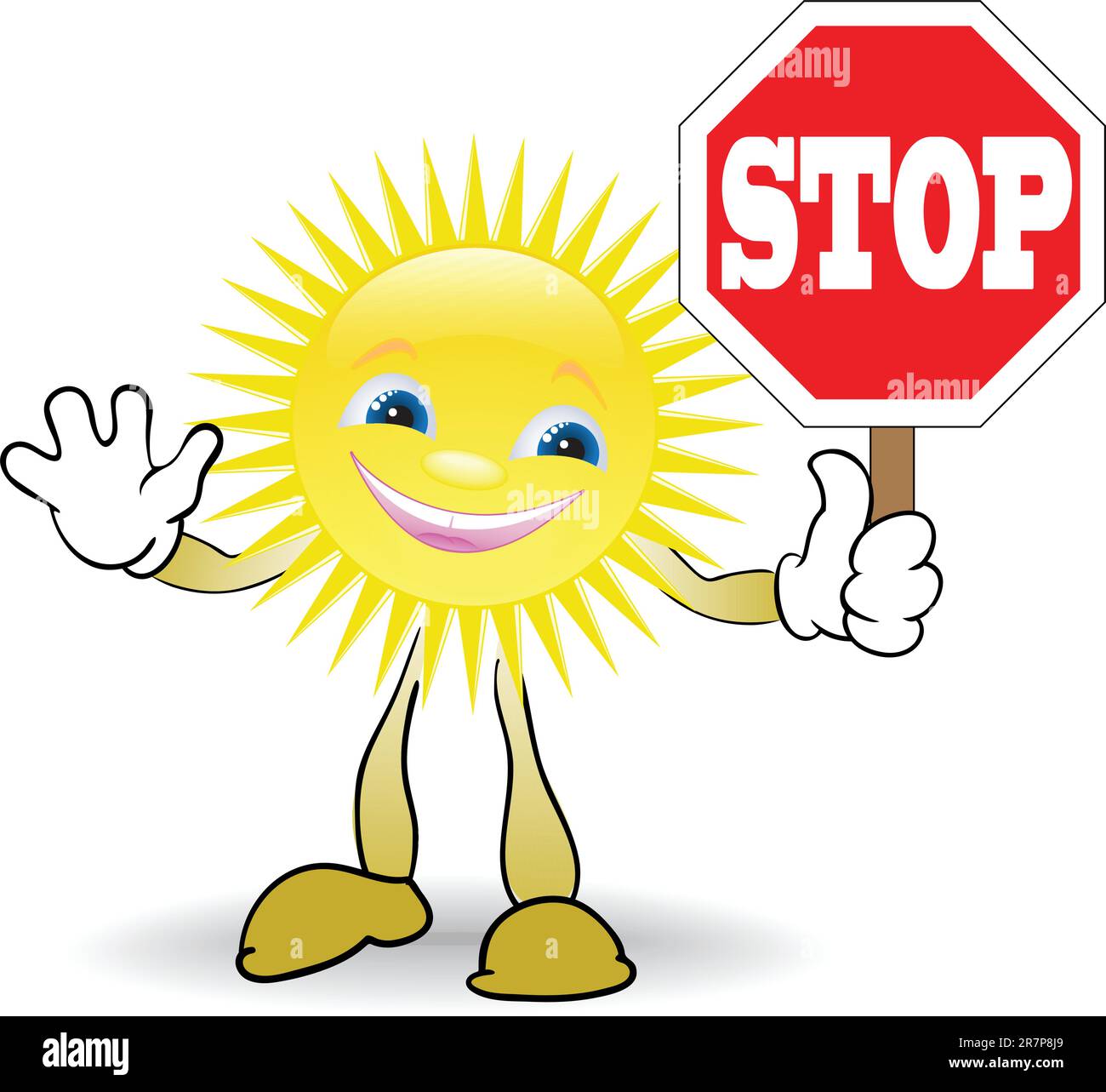 Holding the heaven Stock Vector Images - Alamy